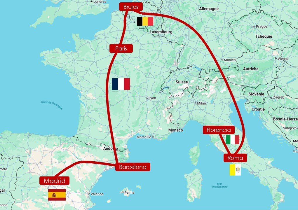 Mapa tours 2026 - Viajessindestino.com